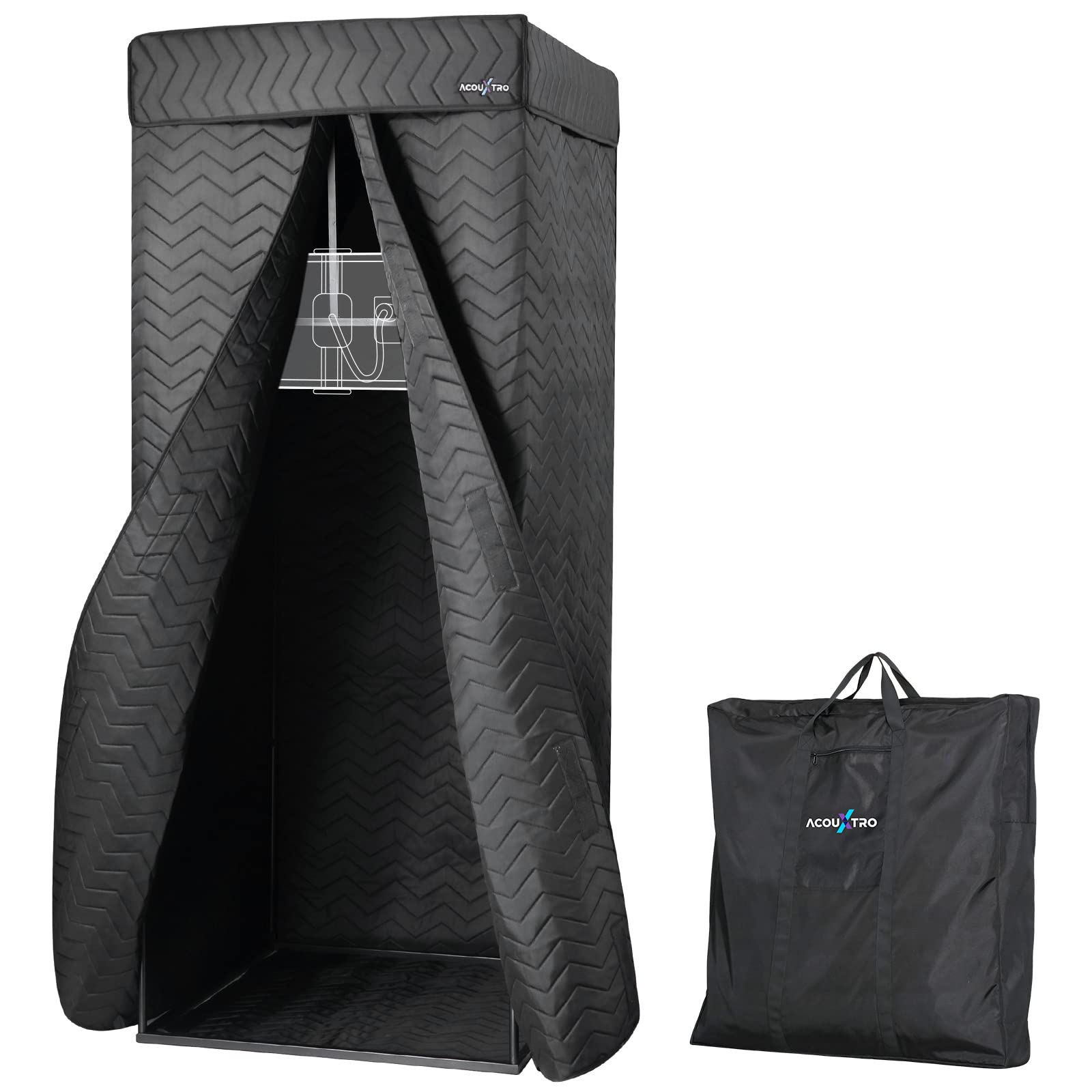 Mua AcouXtro Portable Suitcase Suitcase for Home Studio Recording, 360 ...