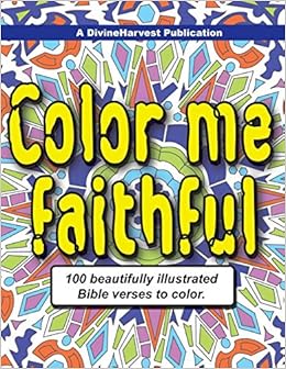 Amazon.com: Color me faithful: 100 beautifully illustrated Bible verses ...