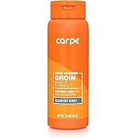 Amazon.com : Carpe Sweat Absorbing Groin Powder (For Men) - Designed ...