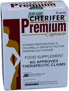 Amazon.com: Cherifer Premium Adult 30 Caps - High Chlorella Growth ...