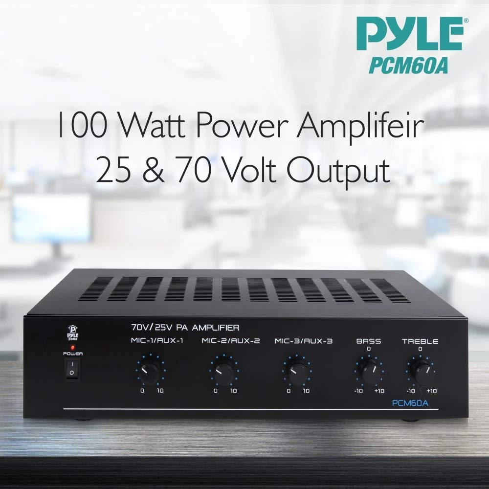 Mua Pyle Compact 25/70v Power Amplifier 100W - Bluetooth Stereo ...