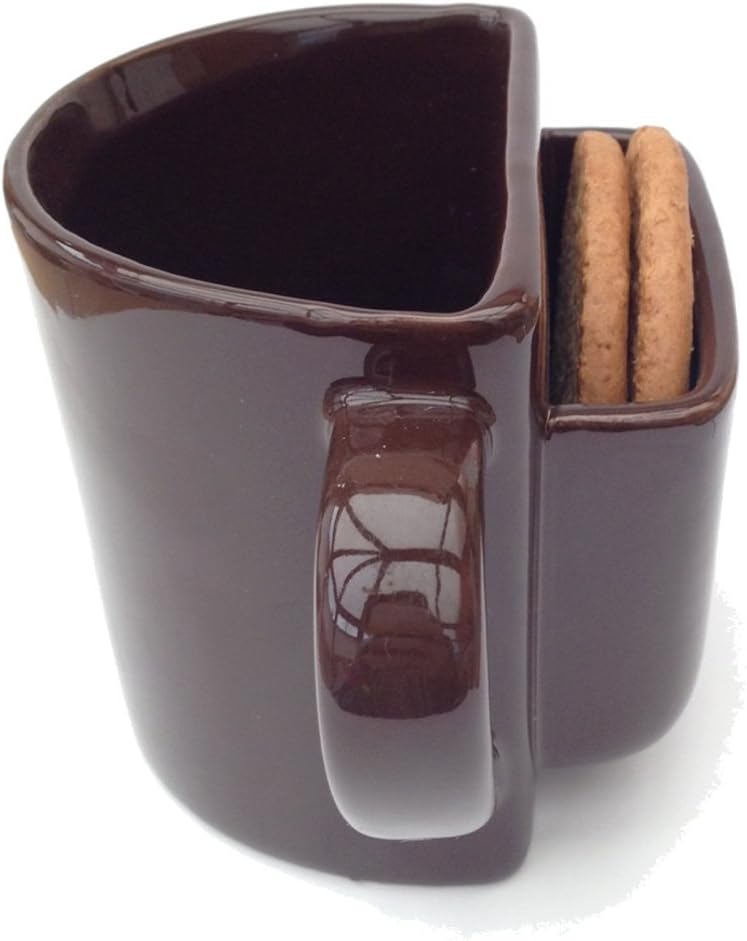 Biscuit Pocket Mug Large Brown – BigaMart