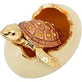 LA HAUTE Beautiful Pattern Crystal Studded Pewter Jewellery Trinket Box ...