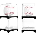Amazon.com: 4 Pack UV Protected Baseball Display Case with Stackable ...