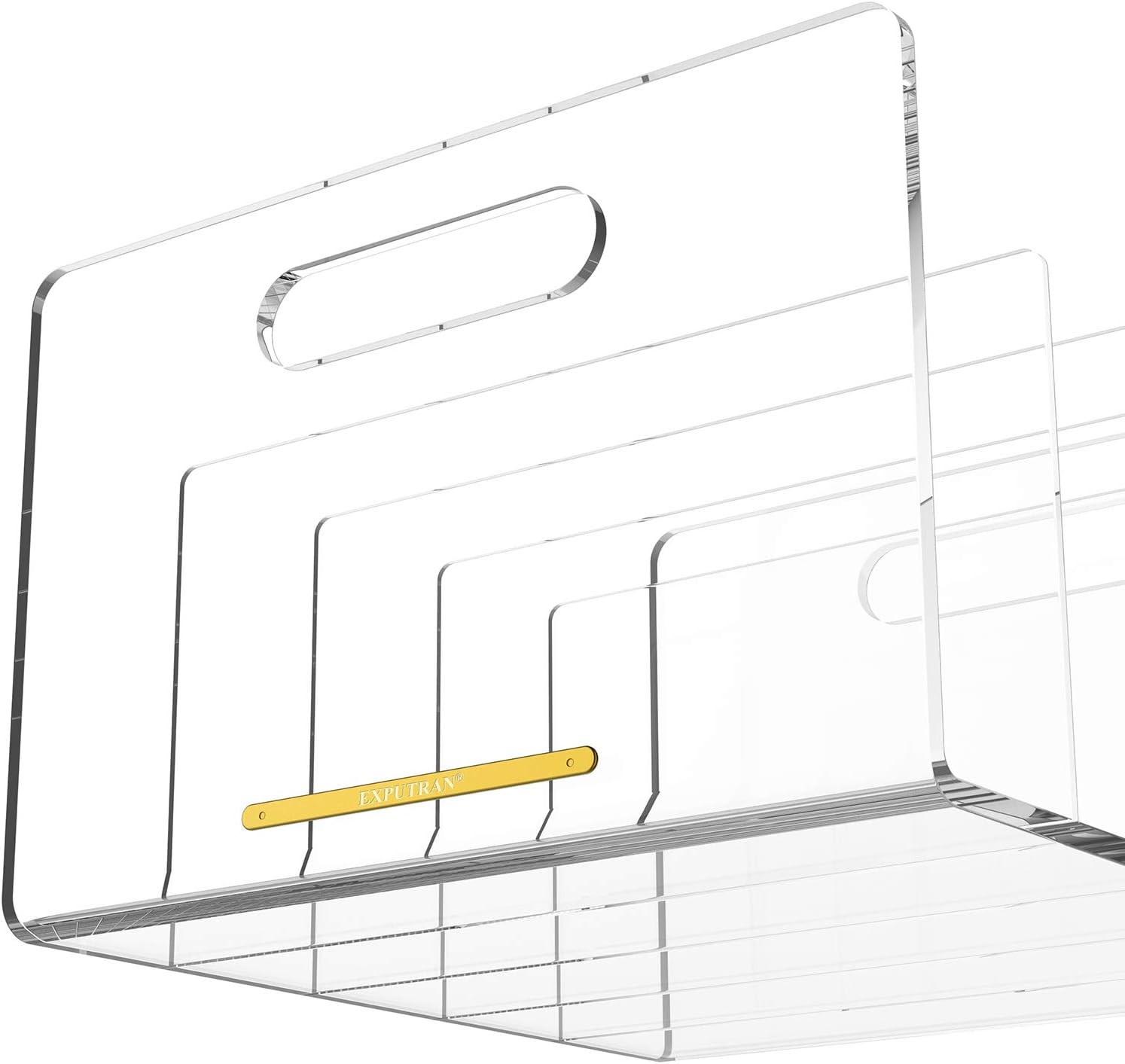 Acrylic Collator, Office File Organizer Stand Rack on Office Desktop ...