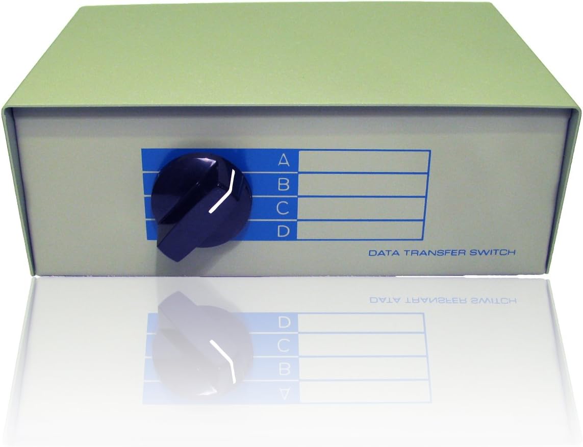 SVGA VGA Switch Box – 4 Way Port for TFT/CRT PC Computer Screen Monitor ...