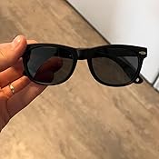 Babyfied Apparel Baby Wayfarer Sunglasses Black w/Strap 0-2 Yrs: Amazon ...