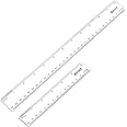 Amazon.com: eBoot Plastic Ruler Straight Ruler Plastic Measuring Tool ...