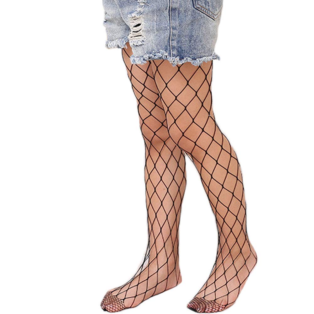 Children Little Girls Hollow Out Fishnet Pantyhose Tights Leggings 1 ...