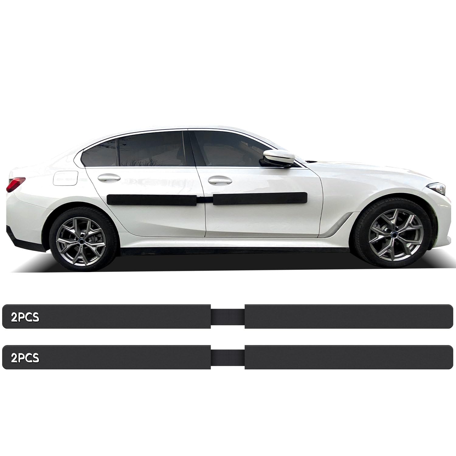Datanly 2 Pack Dent Prevent Car Door Protector 33.46 Inch Magnetic ...