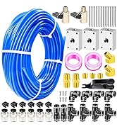 Amazon.com: TAILONZ PNEUMATIC Blue 8mm or 5/16 OD 5mm ID Polyurethane PU Air Hose Pipe Tube Kit ...