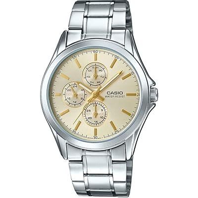 Casio MTP-V302D-9A Mens Multi Hands Stainless Steel Philippines | Ubuy