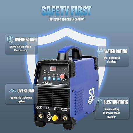 Mua 250A TIG Welder with Pulse,110V/220V TIG/ARC Welding Machine with ...