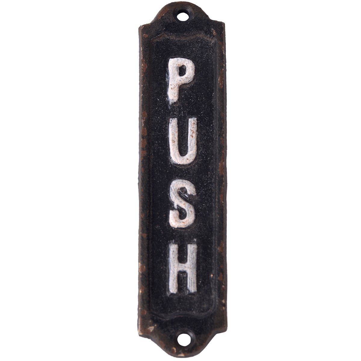 NIKKY HOME Push Door Sign Plate Metal Cast Iron Vertical Signs Store ...