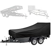 Amazon.com: Utility Trailer Cover(no ramp gate),Waterproof Windproof ...