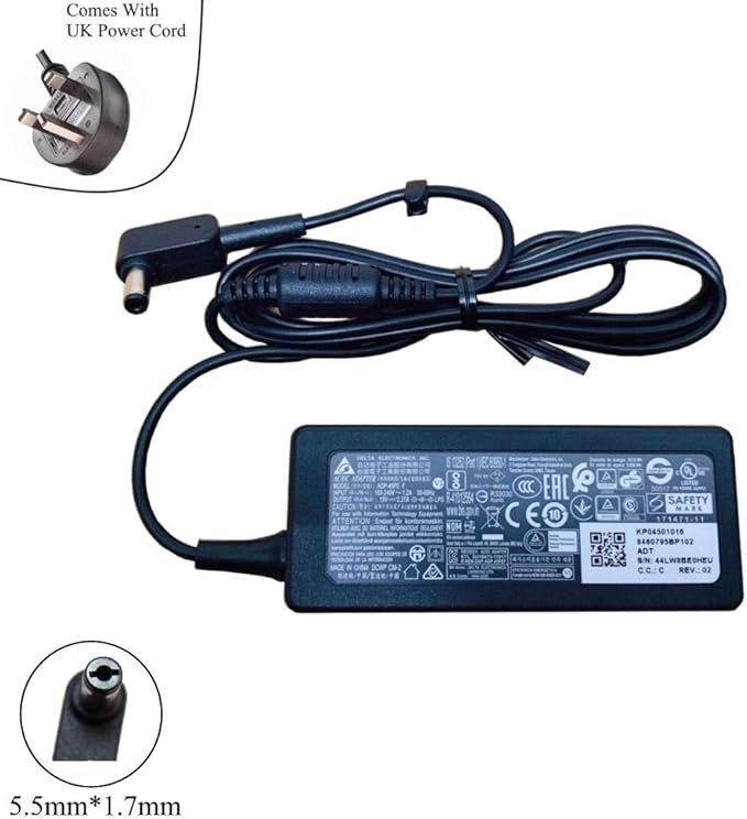 Delta Genuine 19V 2.37A 45W Adapter for Acer Aspire E5-573 E5-721 E5-722 E5-731 Laptop Power ...