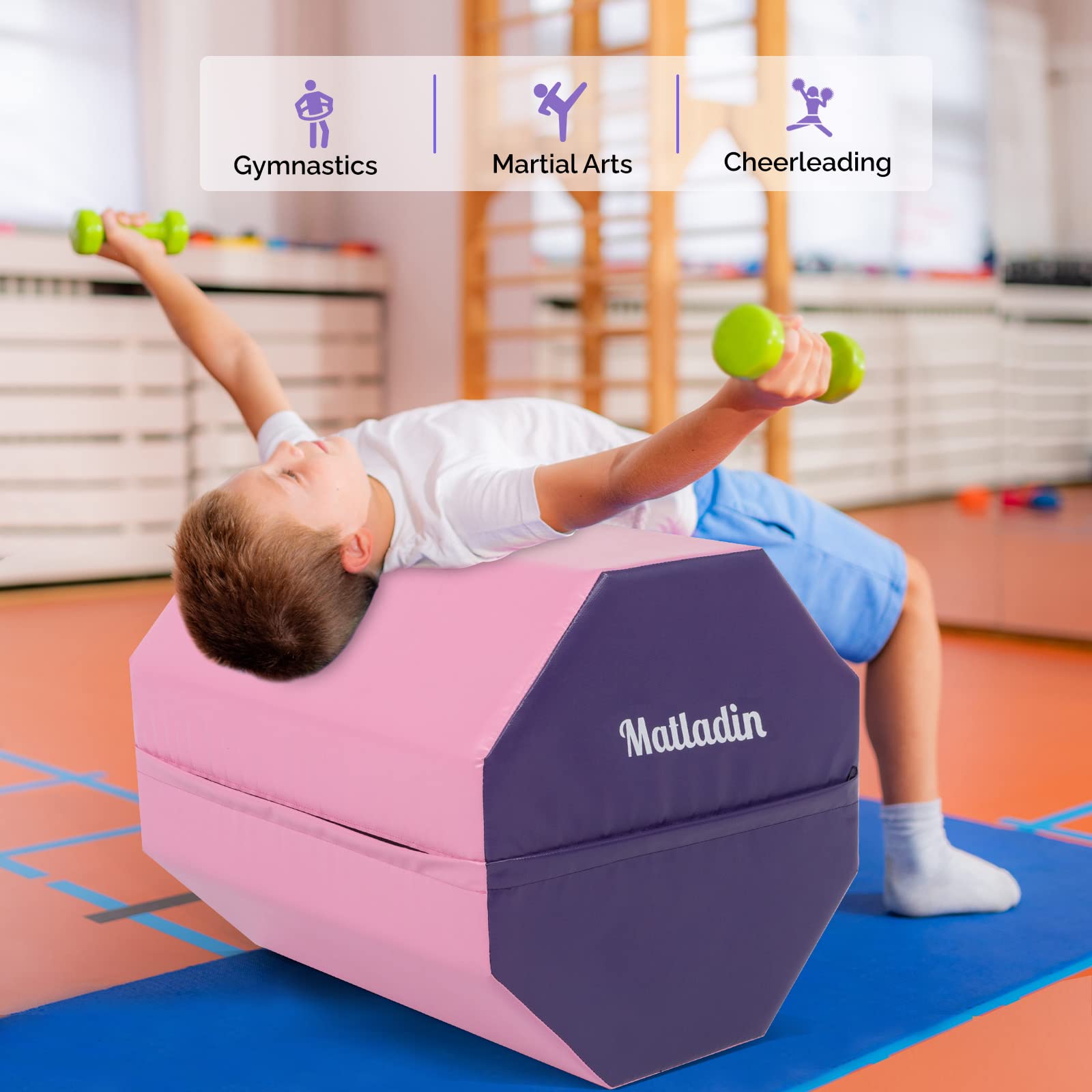 Mua Matladin Gymnastics Octagon Mat 24"x26" Skill Shape Tumbling ...