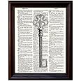 Amazon.com: Fresh Prints of CT Dictionary Art Print - Skeleton Key ...