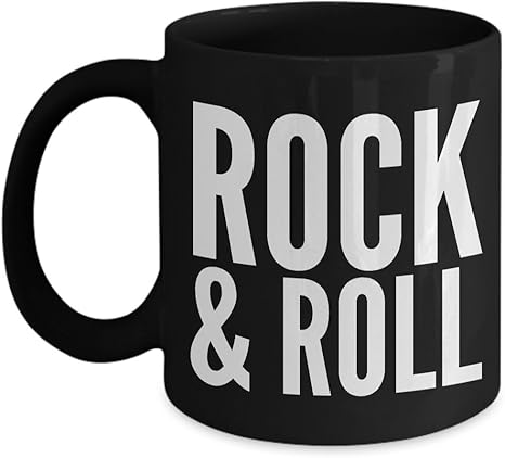Amazon.com: Rock N Roll Mugs - Musician Gifts - Rock & Roll Coffee Mug ...