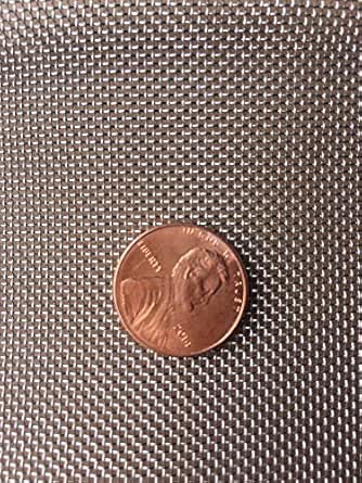 Stainless Steel 304 Mesh #24 .014 Wire Cloth Screen 18"x36": Amazon.com ...