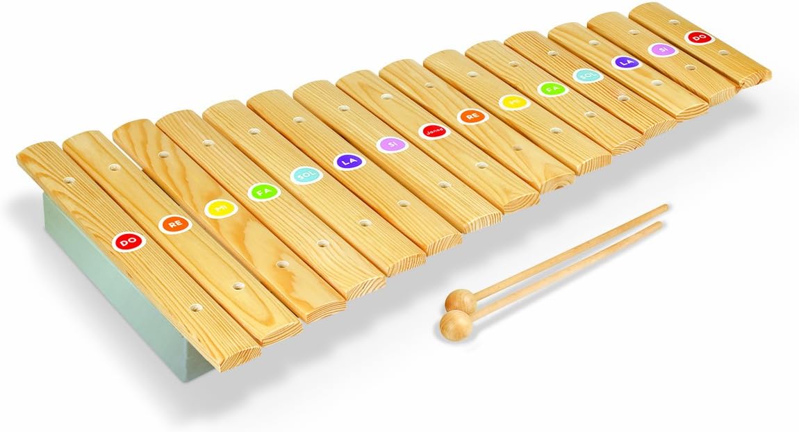 Janod - J07606 - Instrument de Musique - Xylo Géant Confetti - 15 Tons ...