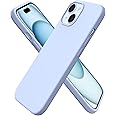 Amazon.com: ORNARTO Baby Blue Case Compatible with iPhone 15 6.1 | Slim ...