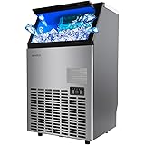 Amazon.com: Della Stainless Steel Commercial Ice Maker Undercounter ...