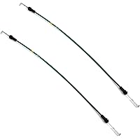 Amazon.com: KOAUTO 2pcs Manija de Puerta Cable Interior Delantero ...