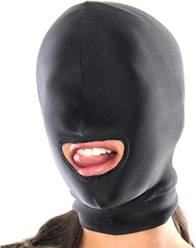 Amazon | ZYHOUSE SMプレイ用 smマスク 目隠し 口開き 全頭マスク コスプレ 通気性 弾力性 大人のおもちゃ 情趣用品 ...