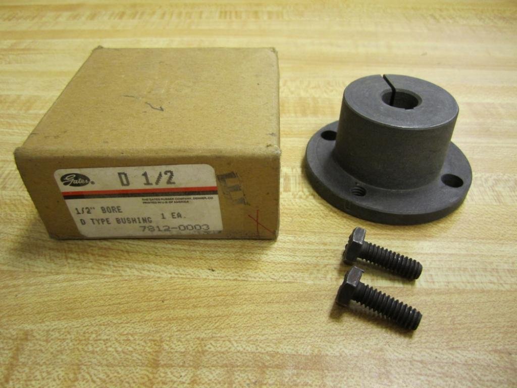 Gates D 1/2 Bushing with 1/2" Bore: Amazon.com: Industrial & Scientific