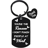 Colleagues Coworkers Employees Gifts Funny Keychain for Women Men Thank ...