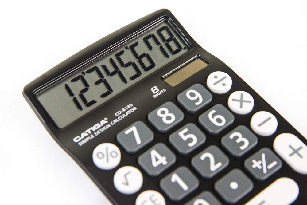 CATIGA CD-8185 Office and Home Style Calculator - 8-Digit LCD Display ...