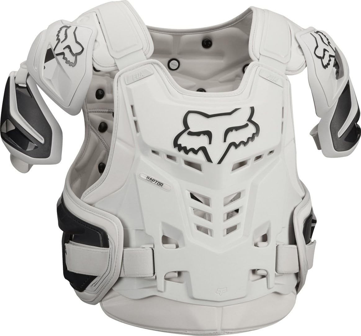 Amazon.com: Fox Racing Adult Raptor Vest-Light Grey-S/M: Fox Racing ...