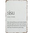 Amazon.com: NOMELY Sisu Sign - Sisu Definition Print - 8x12 Tin Metal ...