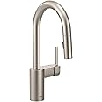 Amazon.com: Moen Align Spot Resist Stainless One-Handle Modern Pulldown ...