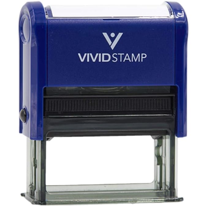 UNCONTROLLED Copy Self Inking Rubber Stamp (Blue Ink) - Large: Amazon ...