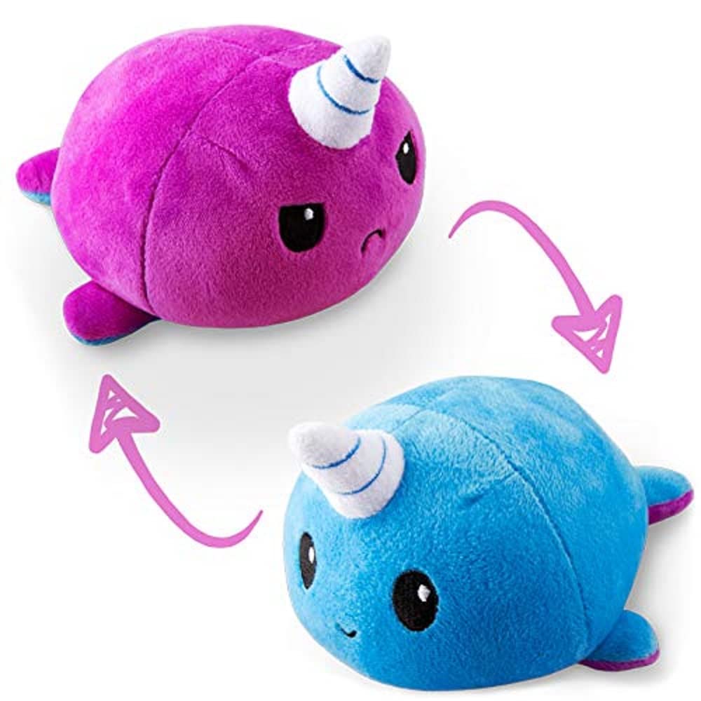 Mua TeeTurtle - The Original Reversible Narwhal Plushie - Purple + Blue ...