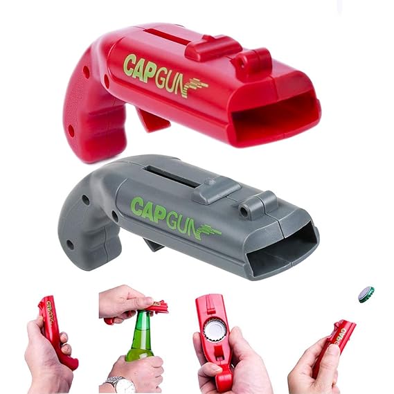 AMZSUPER ERA Cap Gun Bottle Opener, Beer Openers, Mini Pistol-Shaped ...