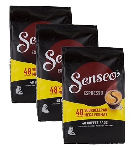 Senseo Espresso Dark Roast Coffee Pods – 144 Count (3 Packs) – Strong ...