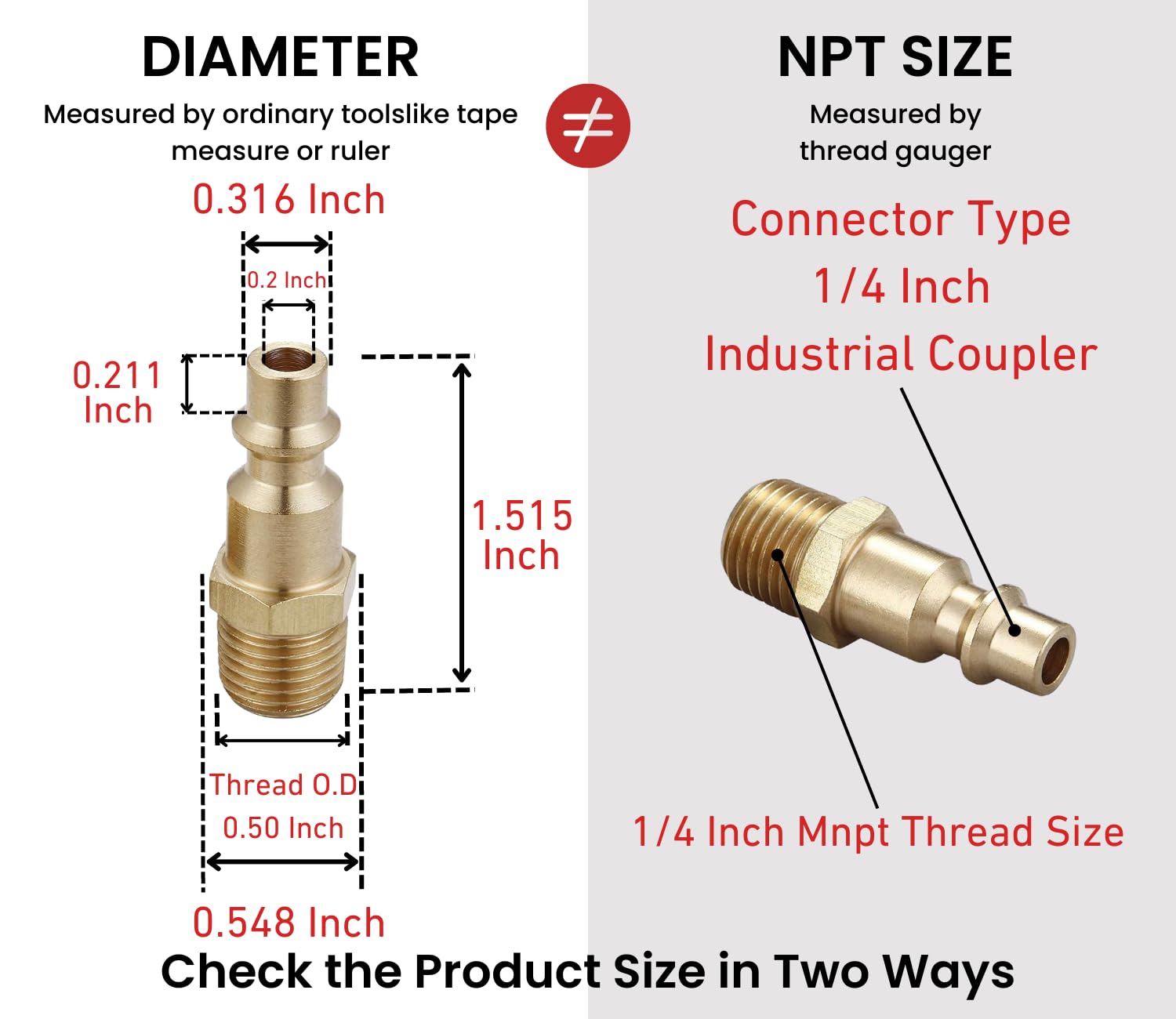 Mua T TANYA HARDWARE Air Hose Fittings And Air Coupler Plug, Air ...