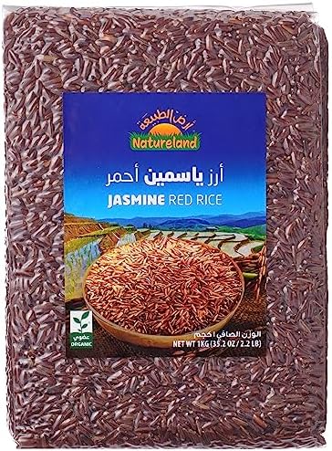 Natureland Jasmine Red Rice, 1 Kg, Brown price in Saudi Arabia | Amazon ...