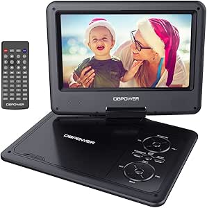 Amazon.com: DBPOWER 9.5-Inch Portable DVD Player with Rechargeable ...