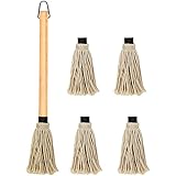 Amazon.com : Hedume 2 Pack BBQ Basting Mop with 6 Extra Replacement ...