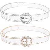 TENDYCOCO Clear Belts for Women Waist Belt for Women Faux Pearl Beaded ...