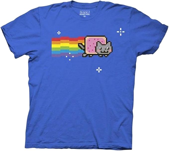 Nyan Cat T-shirt (Adult) (Medium) [Apparel] : Amazon.co.uk: Clothing