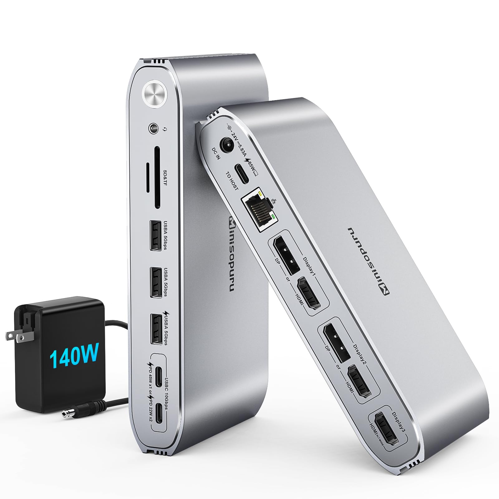 Mua Upgrade DisplayLink Docking Station Triple Monitor with 140W Power ...