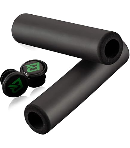 Slip-on Bike Grips No Tools Finger Nub Non-Slip Classic Ribbed Grips ...