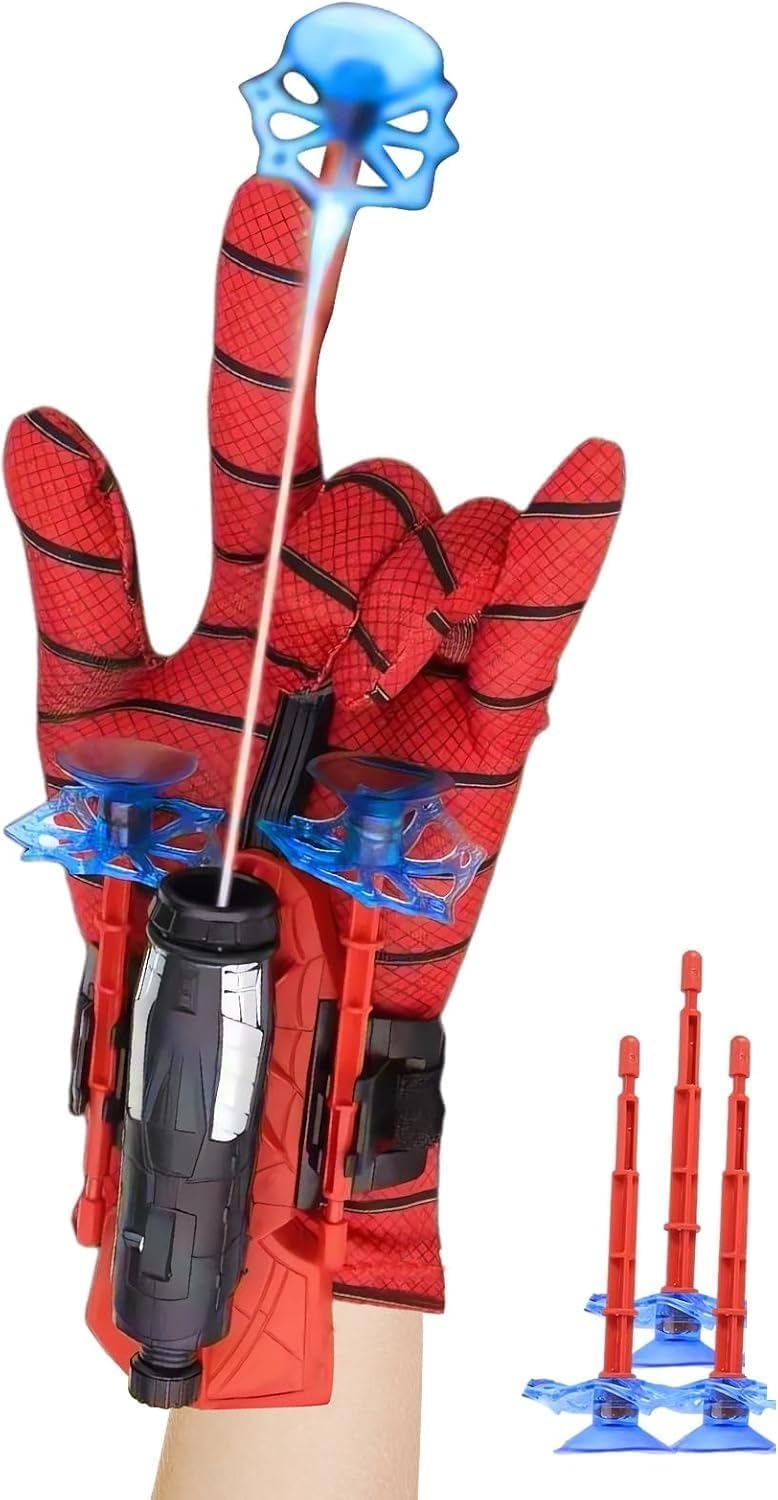 Spider Web Shooters Real,Spider Silk Launcher Wrist Toy for Kids ...