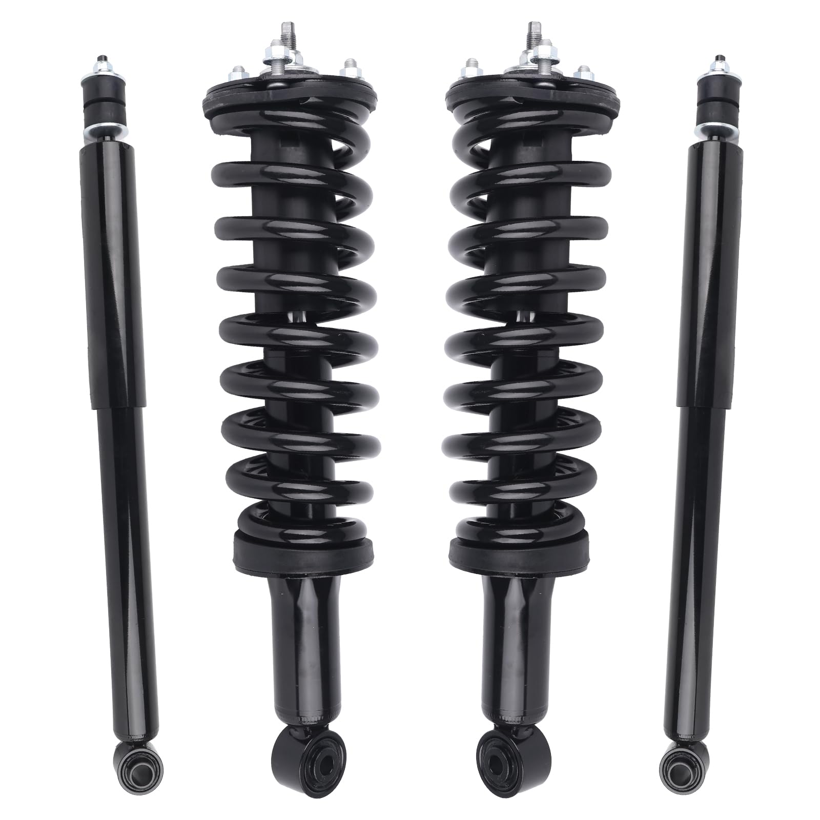Autoround Front & Rear Complete Strut Shock Absorber Compatible with ...