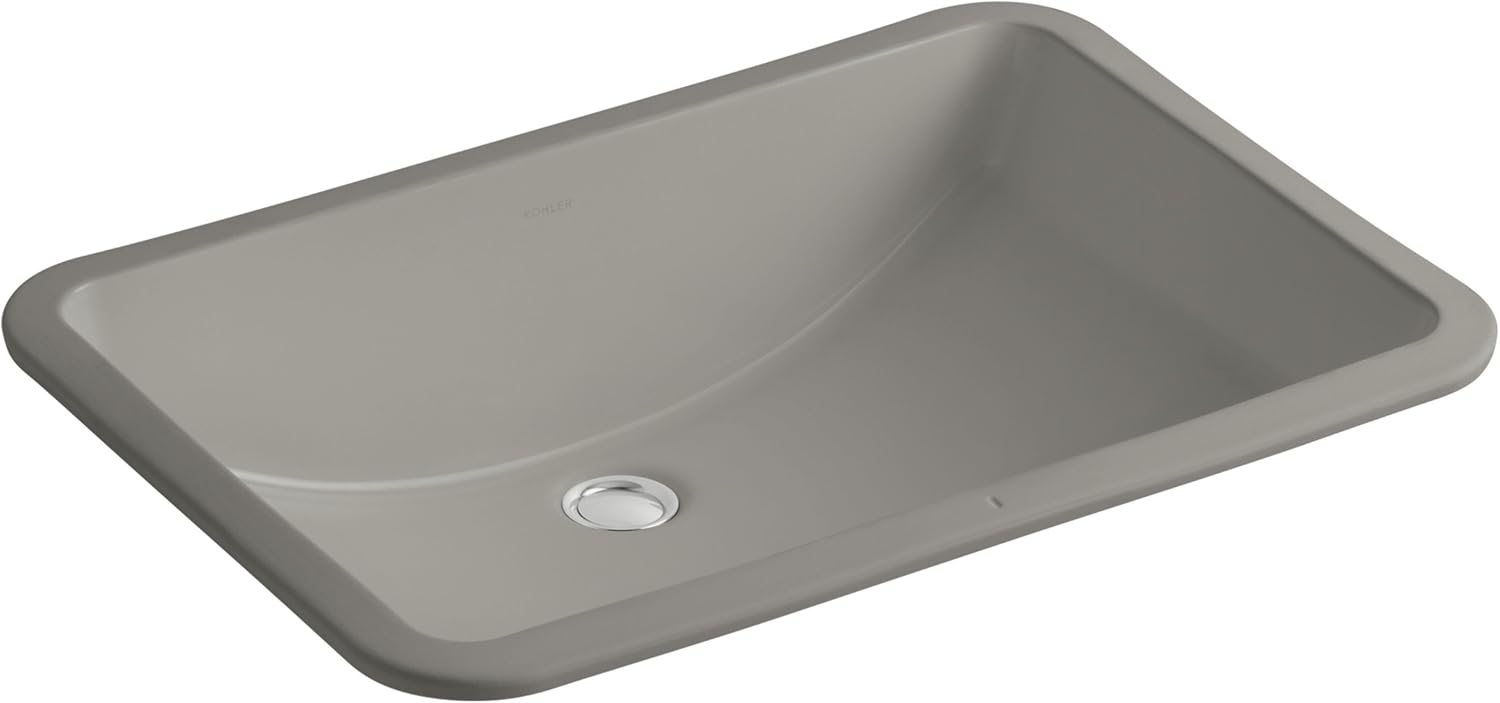 KOHLER K-2215-K4 Ladena Undercounter Bathroom Sink, 21" X 14", Cashmere ...